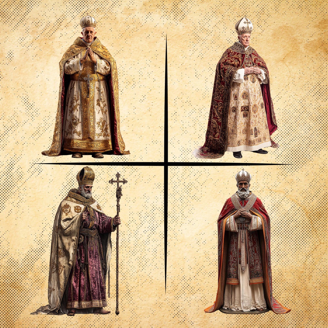 Medieval Popes – Holy Leaders of the Old World , Fantasy Cliparts ...