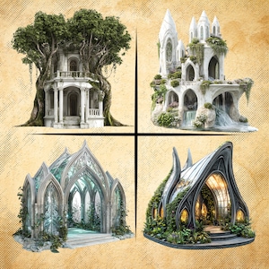 Elvish Buildings – Elegant Architecture From the Realm of Elves ...