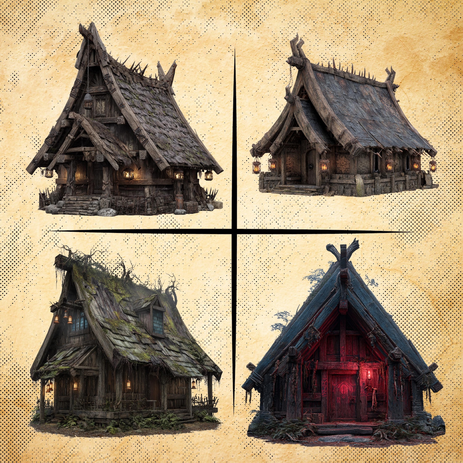 Witch Huts – 24 Enchanted Fantasy Cottages for TTRPG & RPG Worlds ...