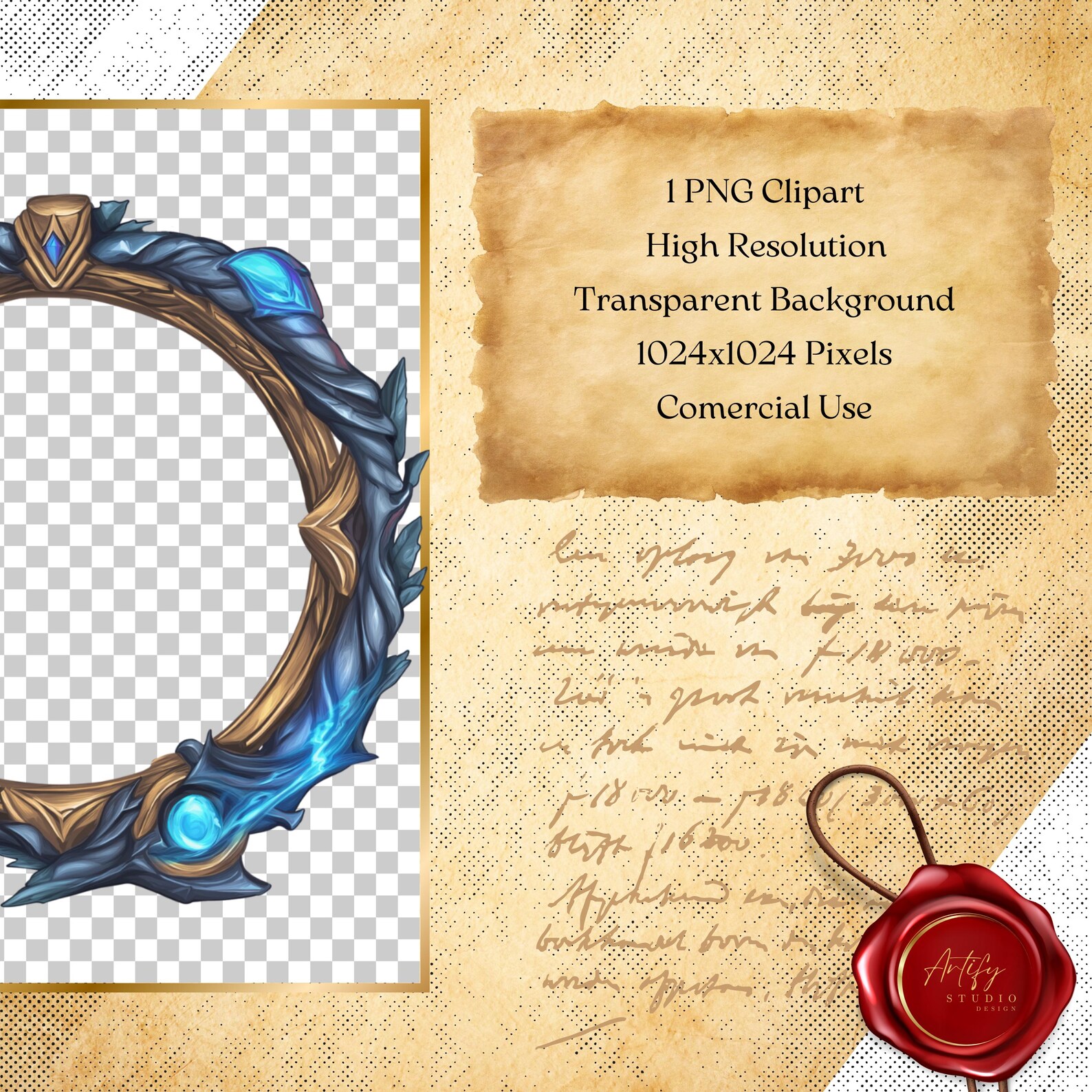 Priest Token Frame – Digital Border for Dnd or Anything Game ...
