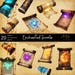 Enchanted Scrolls Clipart – Magical Ancient Scrolls With Mystical ...
