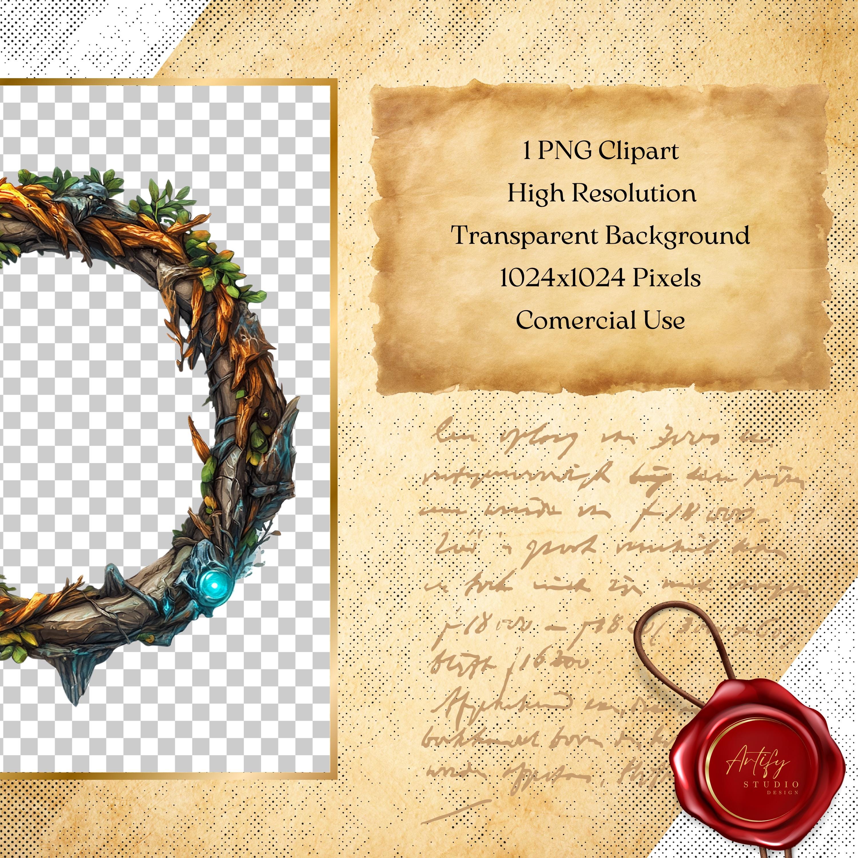 Druid Game Token Border – Digital Border for Dnd or Anything Game ...