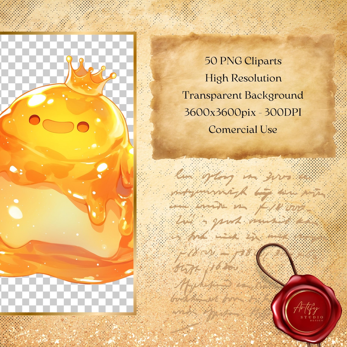 Chibi Slime Characters – 50 Adorable Fantasy Creatures Cliparts ...