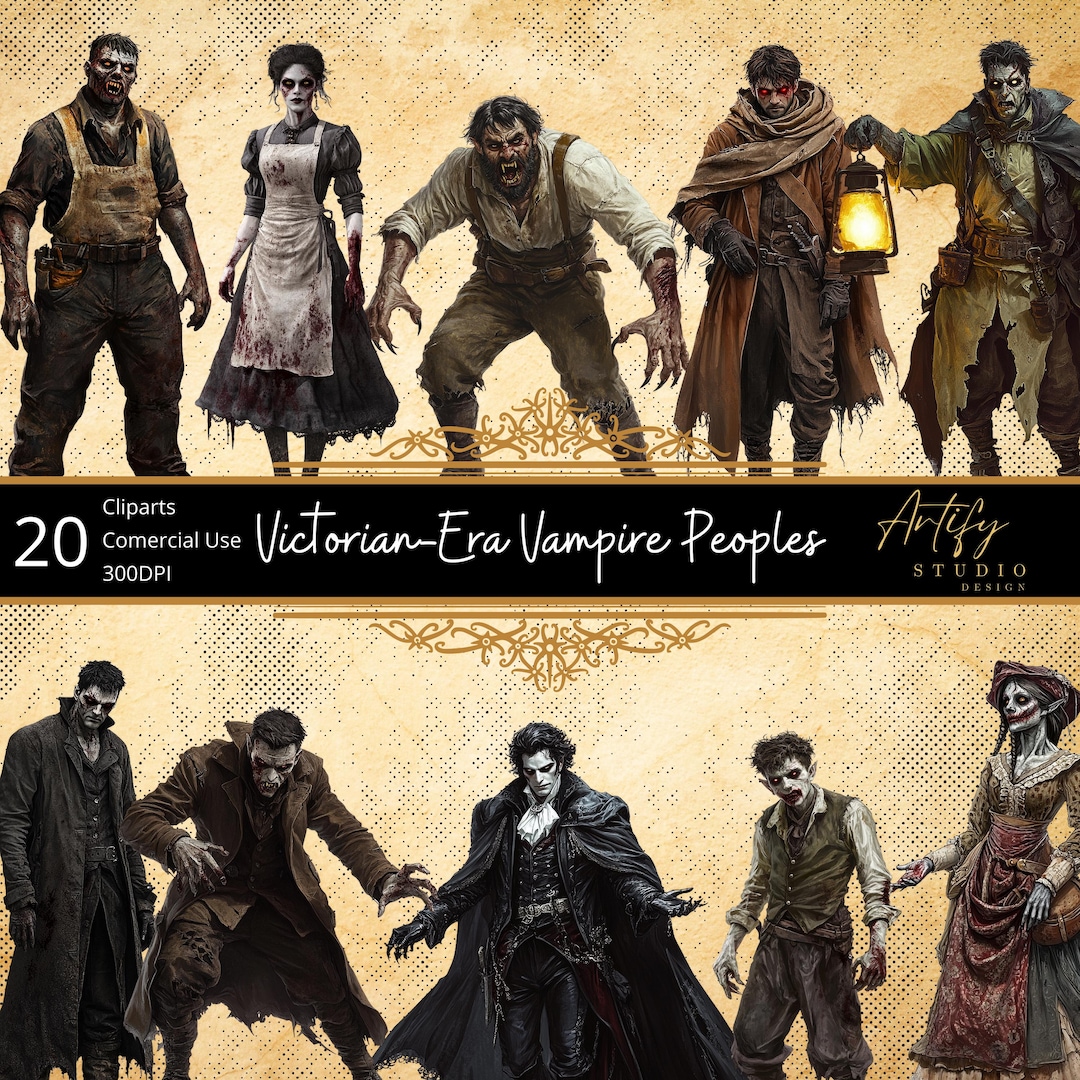 Victorian Vampires – Dark Heirs of the Night , Cliparts , Transparent ...