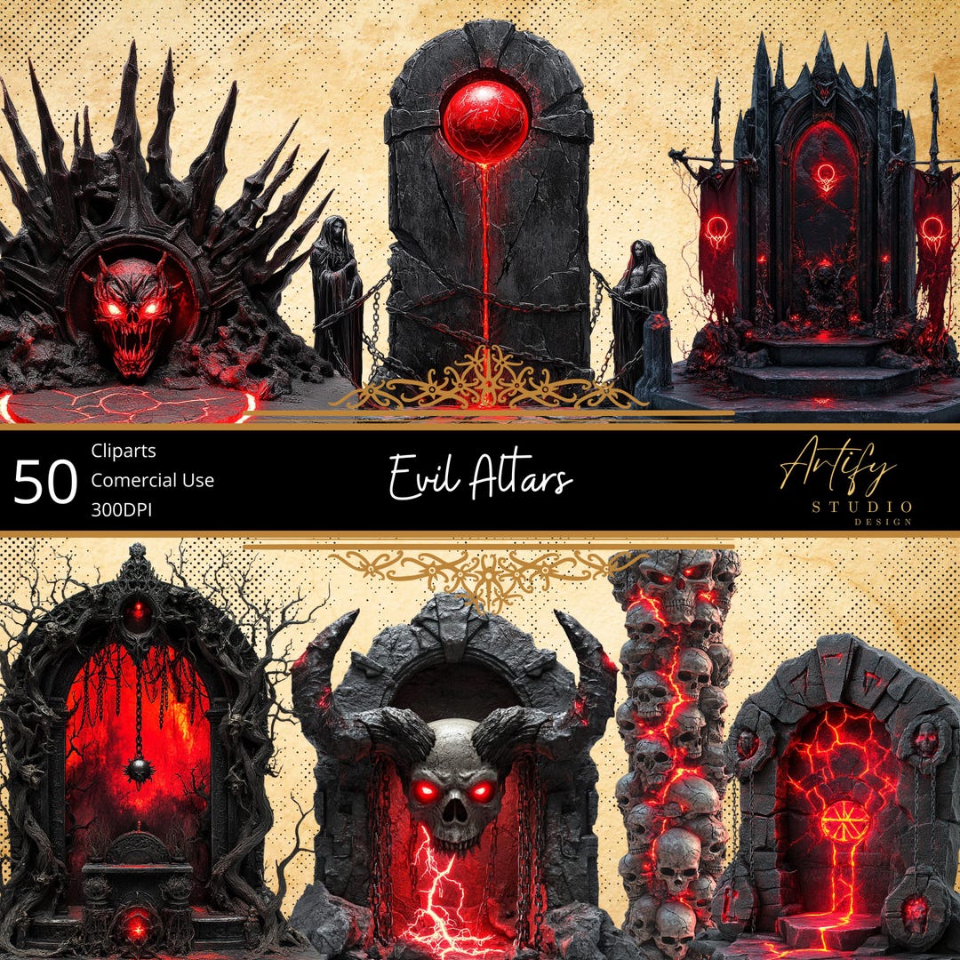 Evil Altars – Dark Rituals, Sacrificial Stones & Demonic Symbols ...