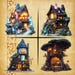 Magical Wizard Buildings – Fantasy Wizard Shops and Houses ...