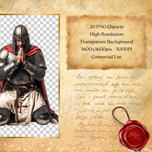 Prayer Knights – Devout Warriors of Faith and Honor , Medieval Cliparts ...