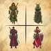 Human Class Bundle – 26 Cartoon-style Fantasy Character Cliparts (DND ...