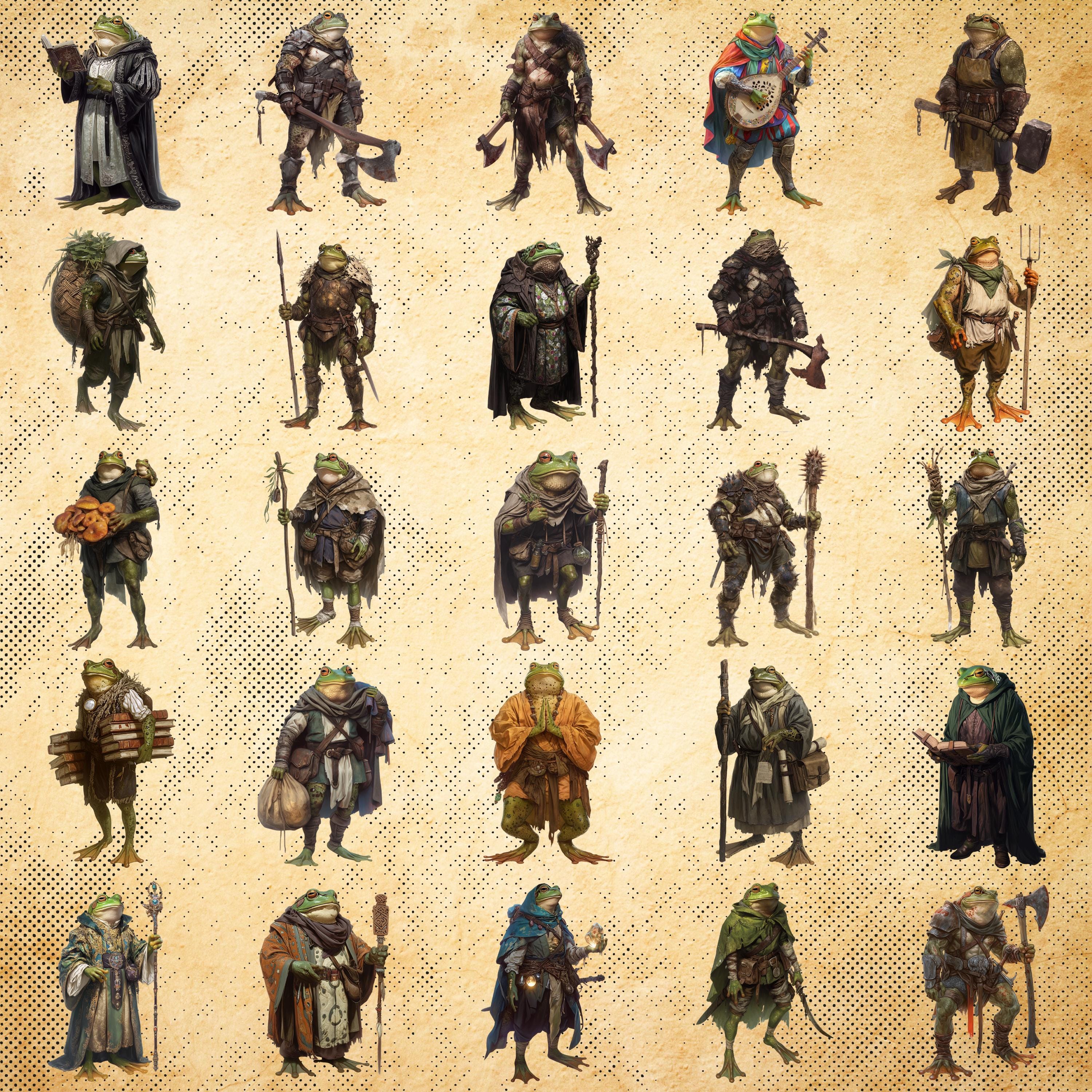 Fantasy Frogfolk – 60 Unique Amphibian Creatures for TTRPG & Fantasy ...