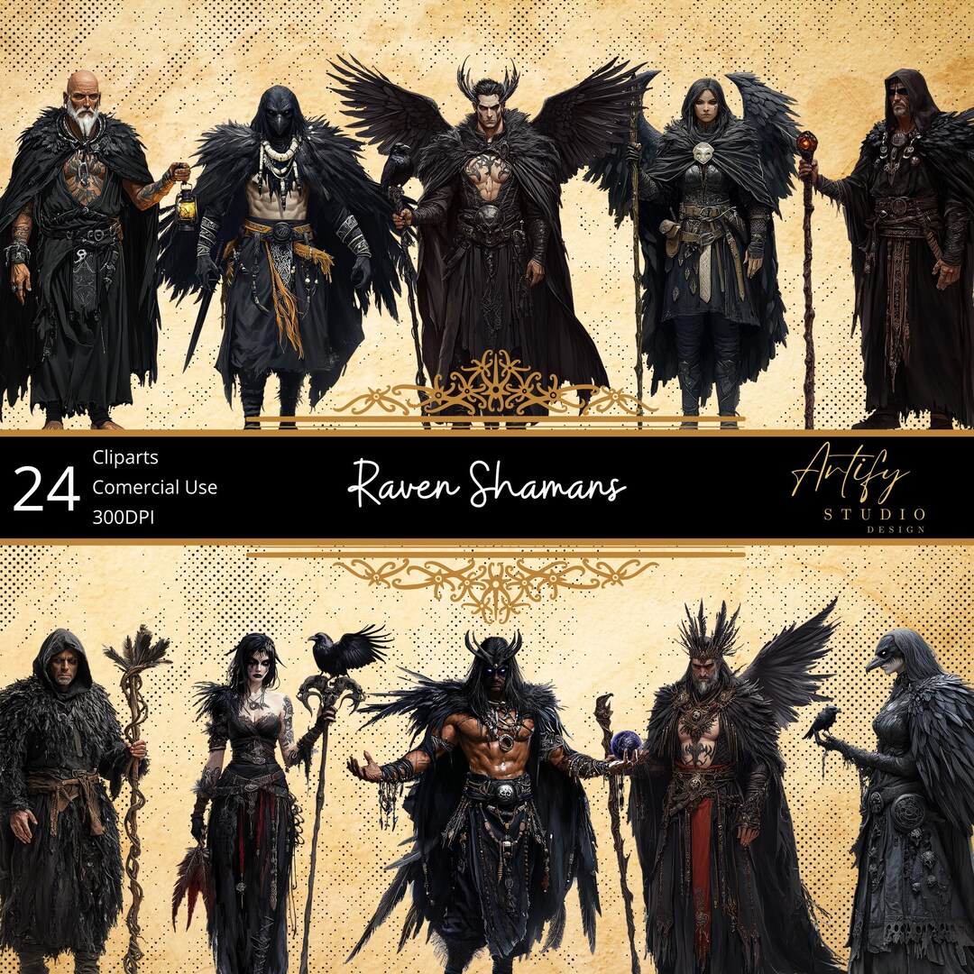 Raven Shamans – Mystics in Feathered Robes and Ritual Darkness ...