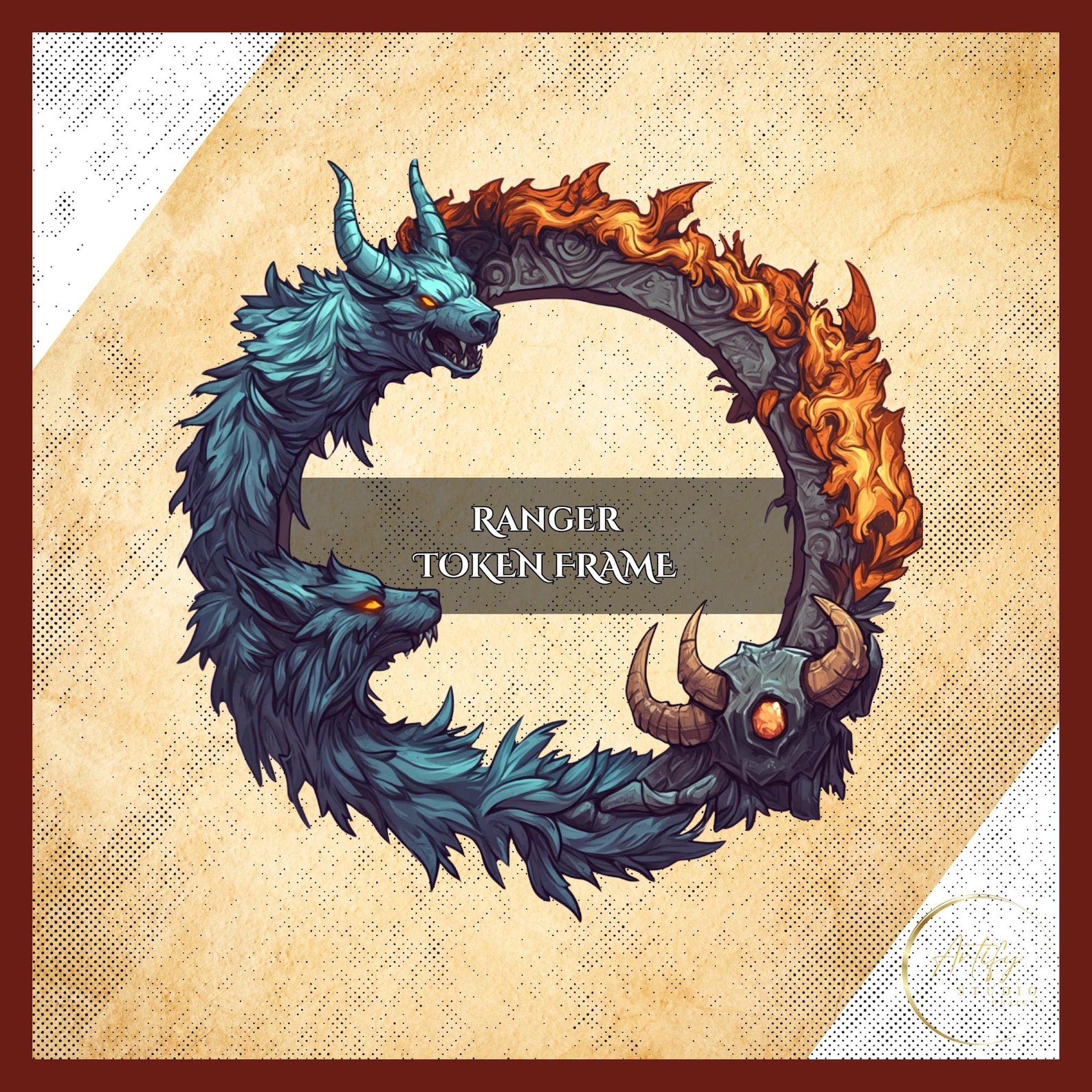 Ranger Game Token Border – Digital Border for Dnd or Anything Game ...