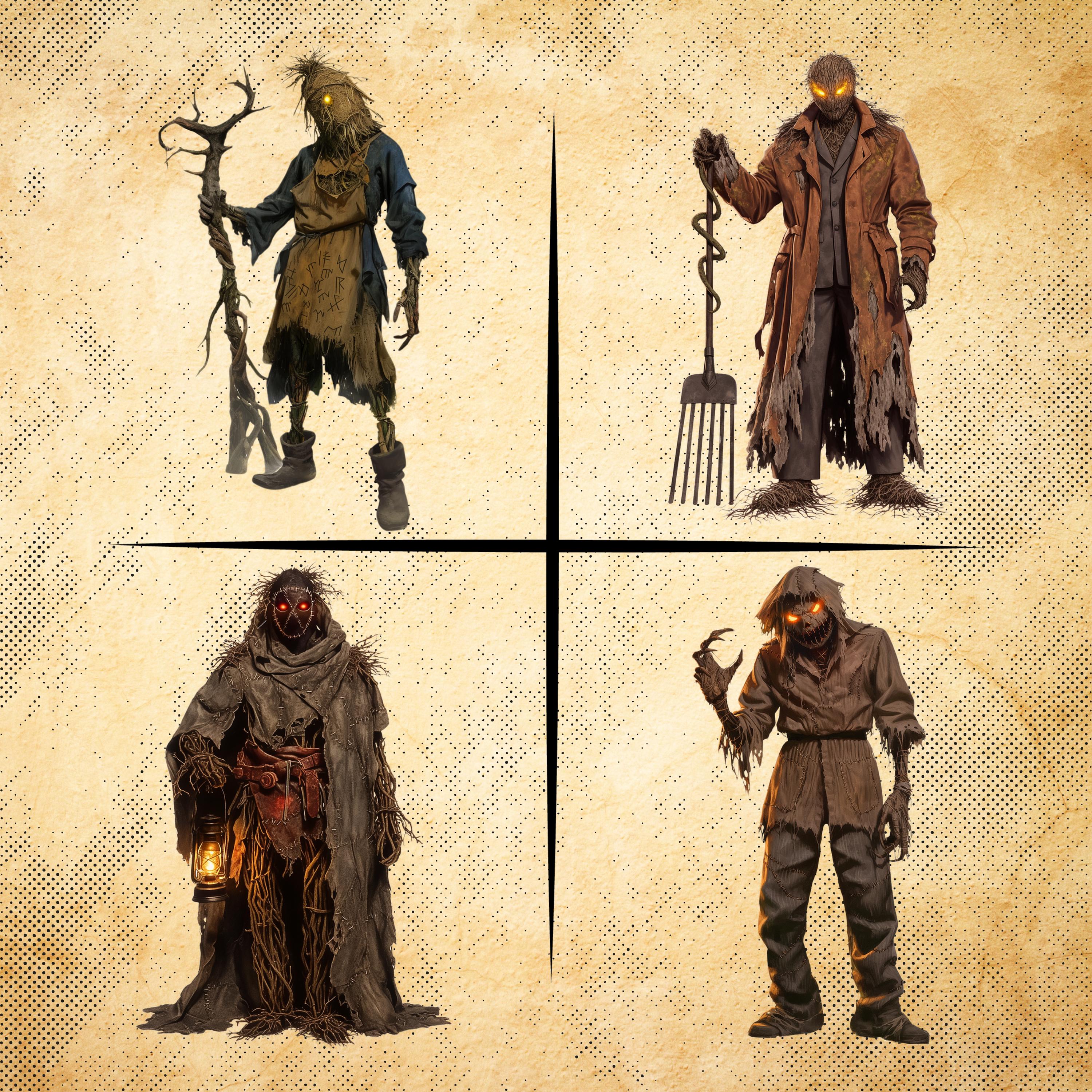 Dark Scarecrows – 23 Haunting Straw Guardians for Fantasy and Horror ...