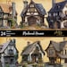 24 Medieval Houses – Authentic Historical Buildings , Transparent ...