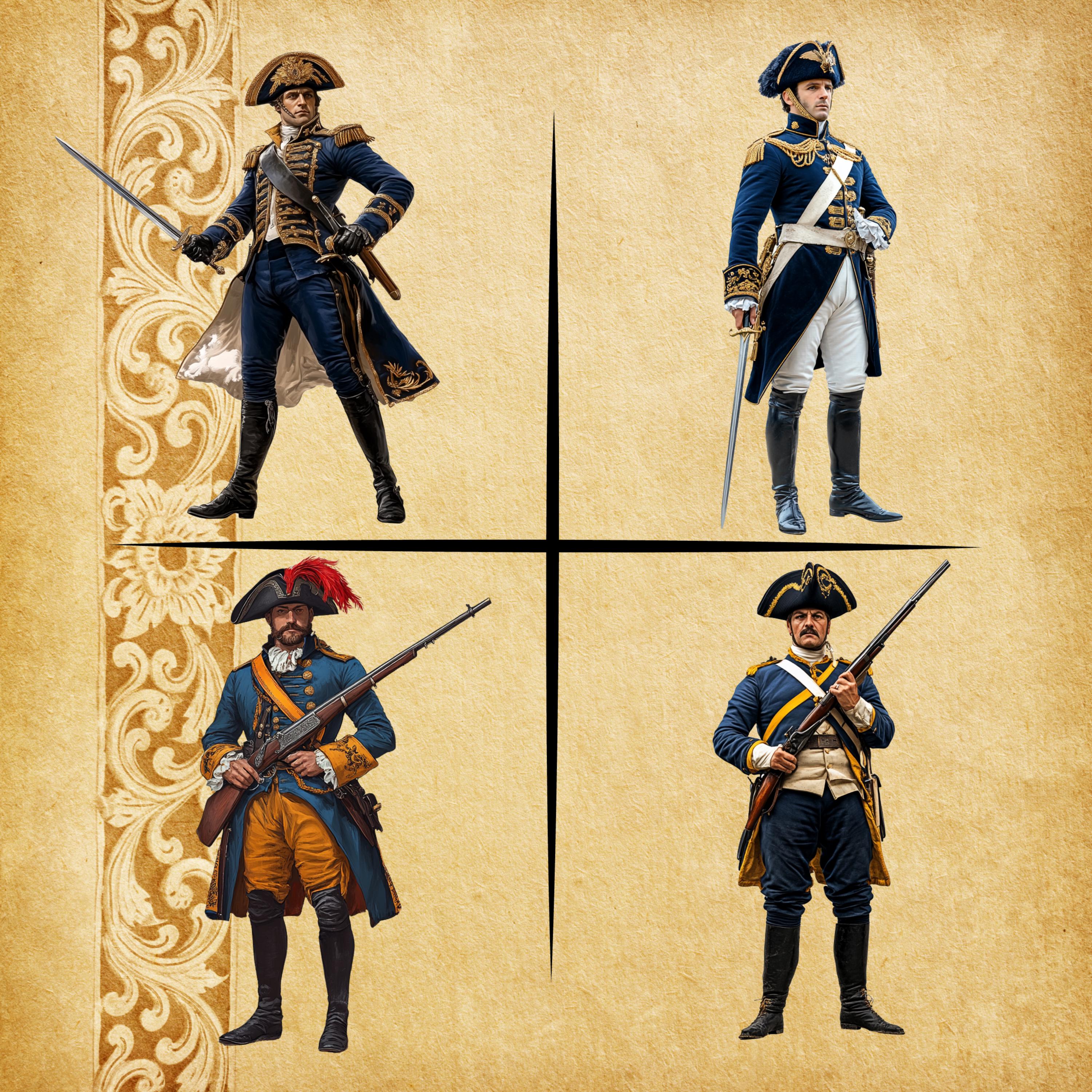 Napoleonic Soldiers Clipart – 20 Transparent Background PNG ...