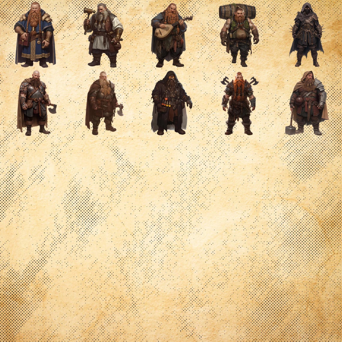 Dwarven People – 85 Distinct Fantasy Dwarves for TTRPG and ...
