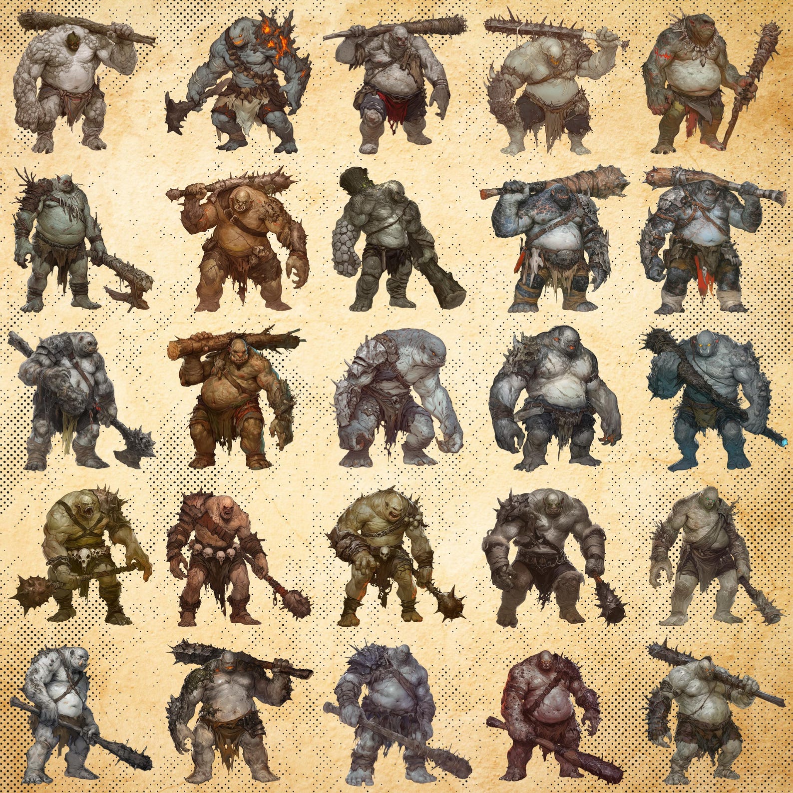 Cave Trolls – Primitive Giants With Clubs and Brutal Strength , Fantasy ...