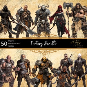 Fantasy Bandits – Outlaws From Wild Lands , Cliparts , Transparent ...