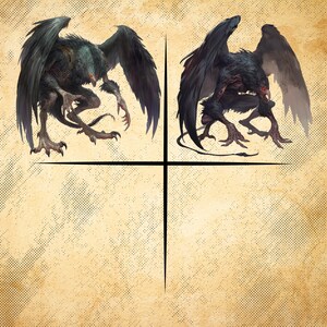 Dark Harpies – Winged Predators of the Skies , Fantasy Cliparts ...