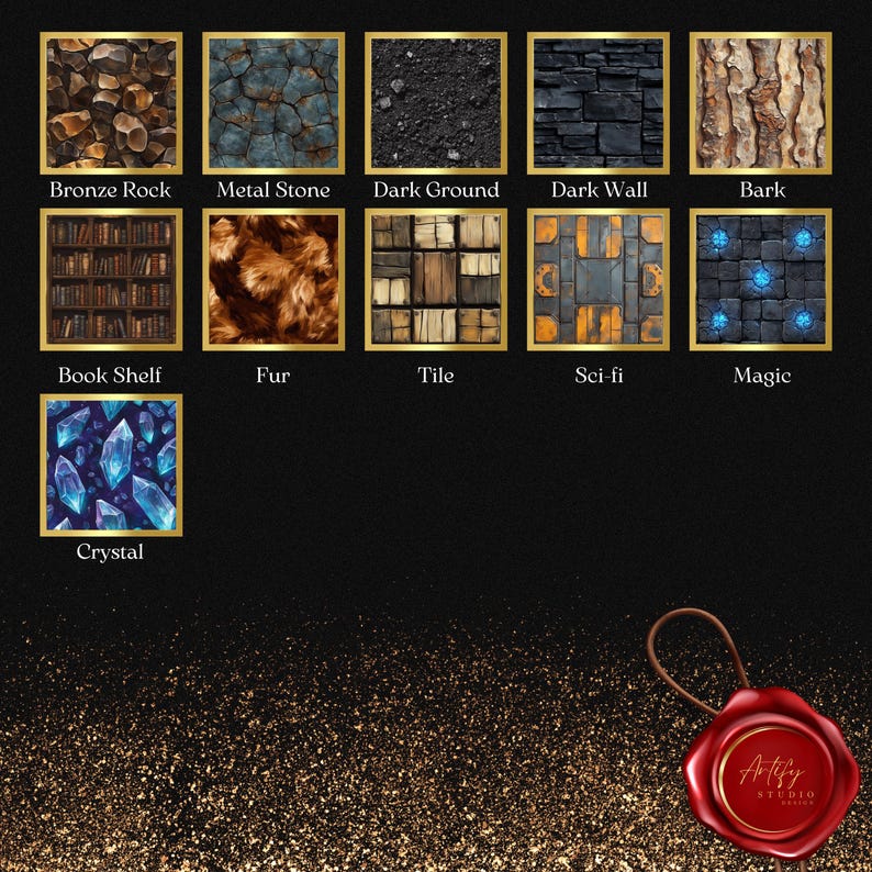 Texture Pack for Game Creators – 378 Seamless PNG Textures – 31 ...