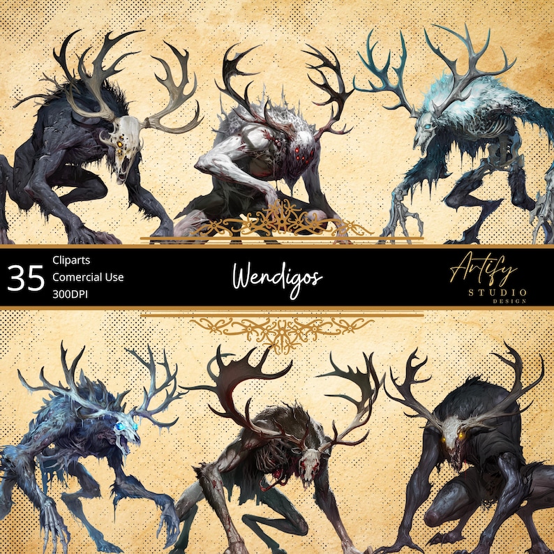 Wendigos – Ferocious Forest Spirits From Dark Myth and Legend , Fantasy ...