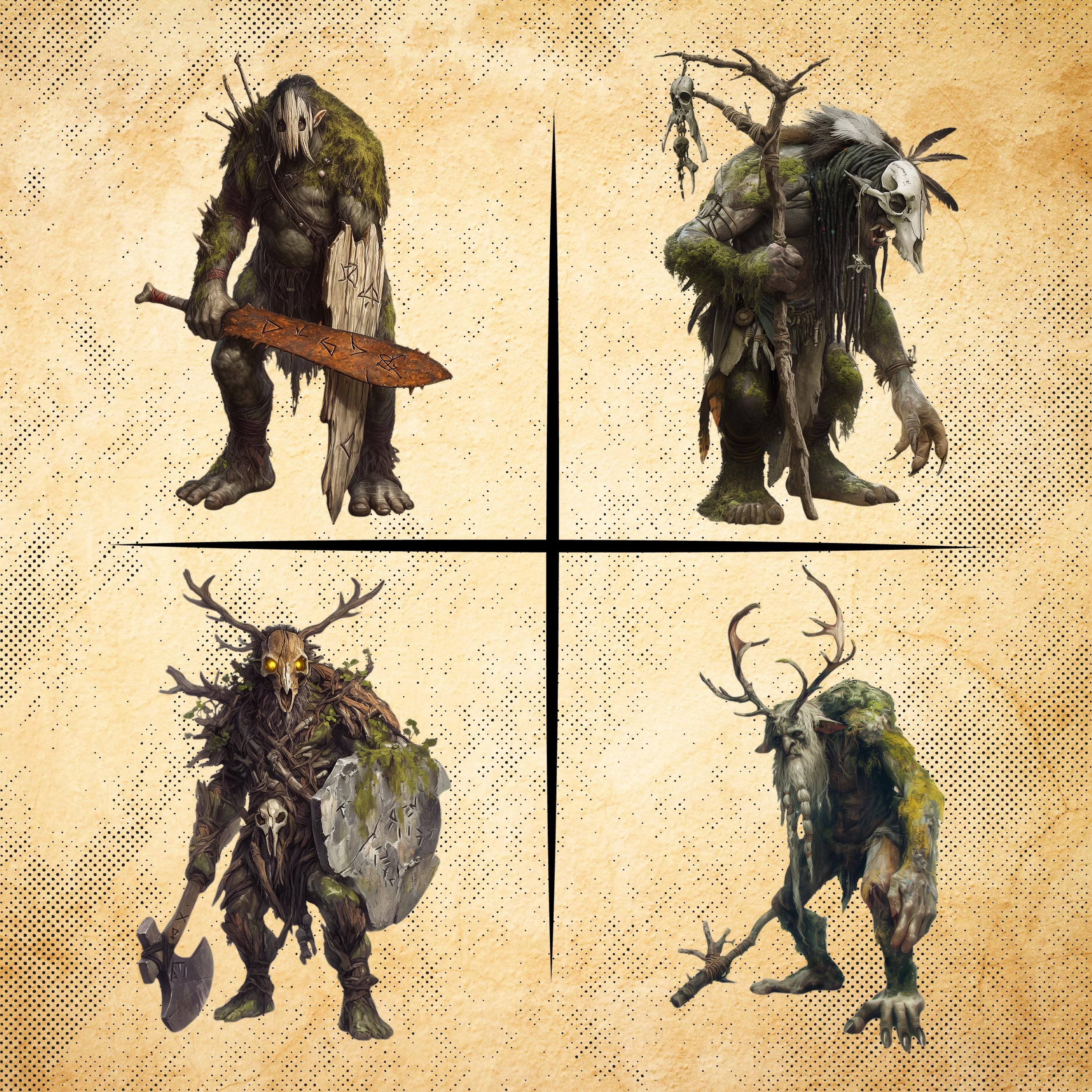 Forest Trolls – 22 Wild Woodland Creatures for Fantasy TTRPG & RPG ...