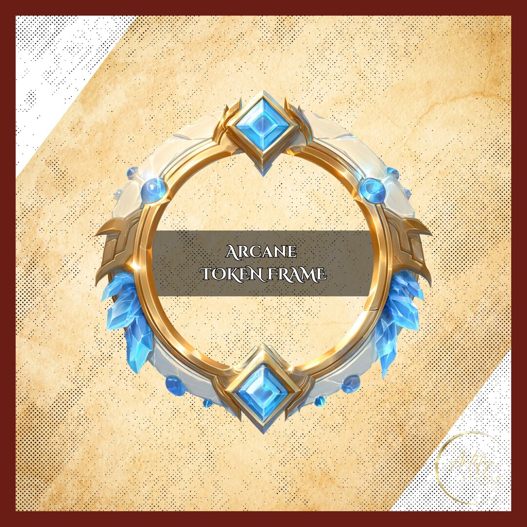 Arcane Token Frame – Digital Border for Dnd or Anything Game ...