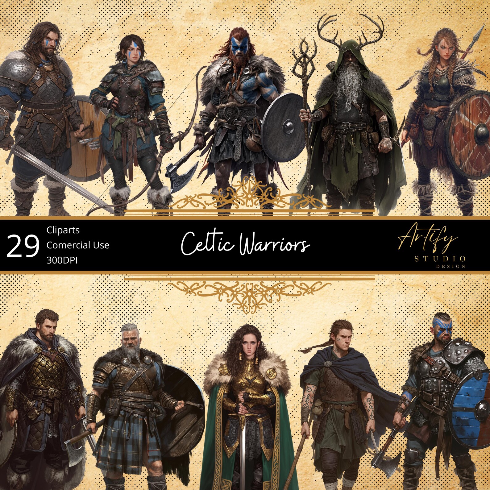 Celtic Warriors – 29 Fierce Fighters Inspired by Ancient Celtic Lore ...