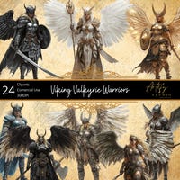Valkyrie Flying Vector Illustration, Valkyrie SVG, PNG, JPG, Valkyrie ...