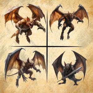 Ahool Bats – Legendary Creatures of the Night , Fantasy DND ...