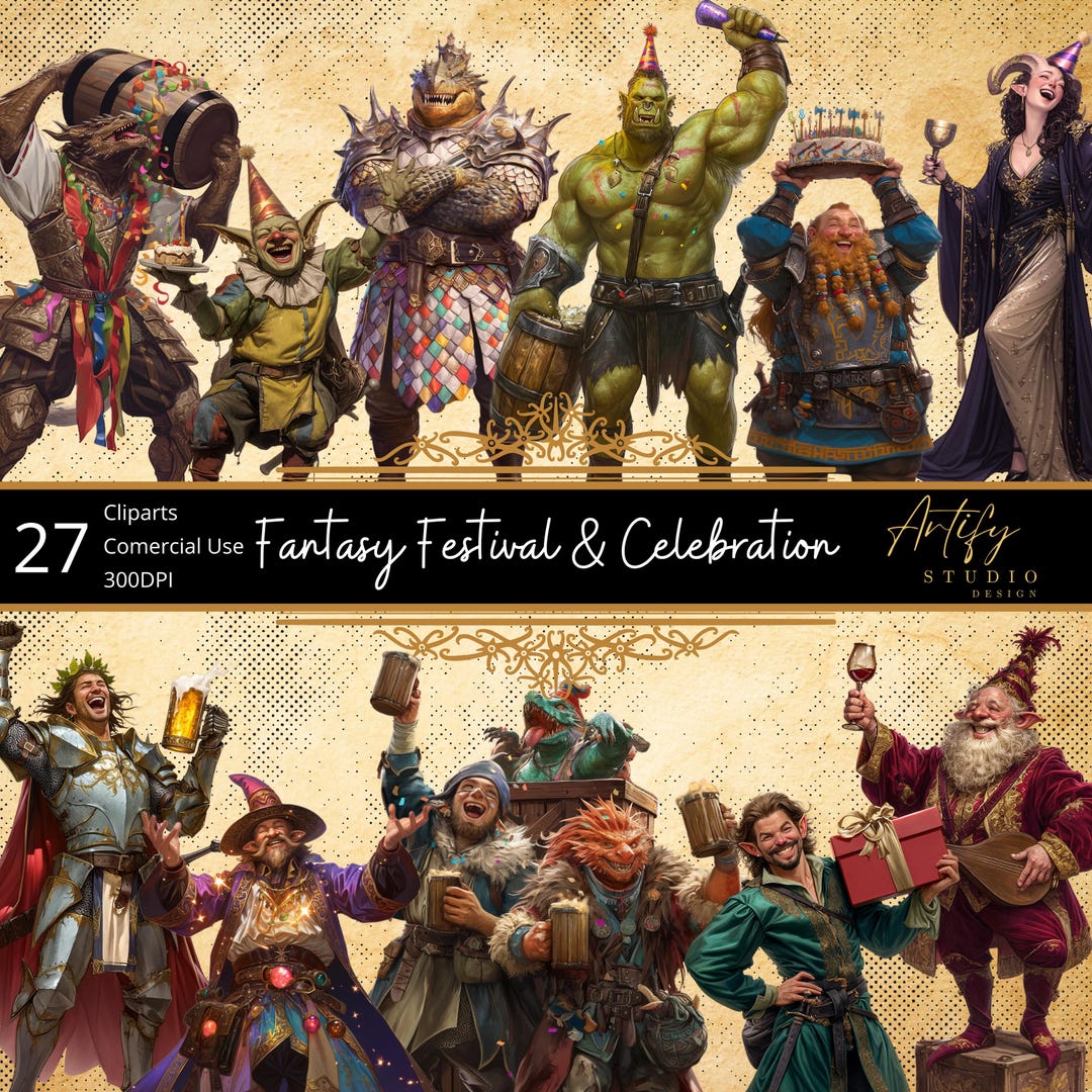 Fantasy Festival & Celebration Characters – 27 Joyful TTRPG Characters ...