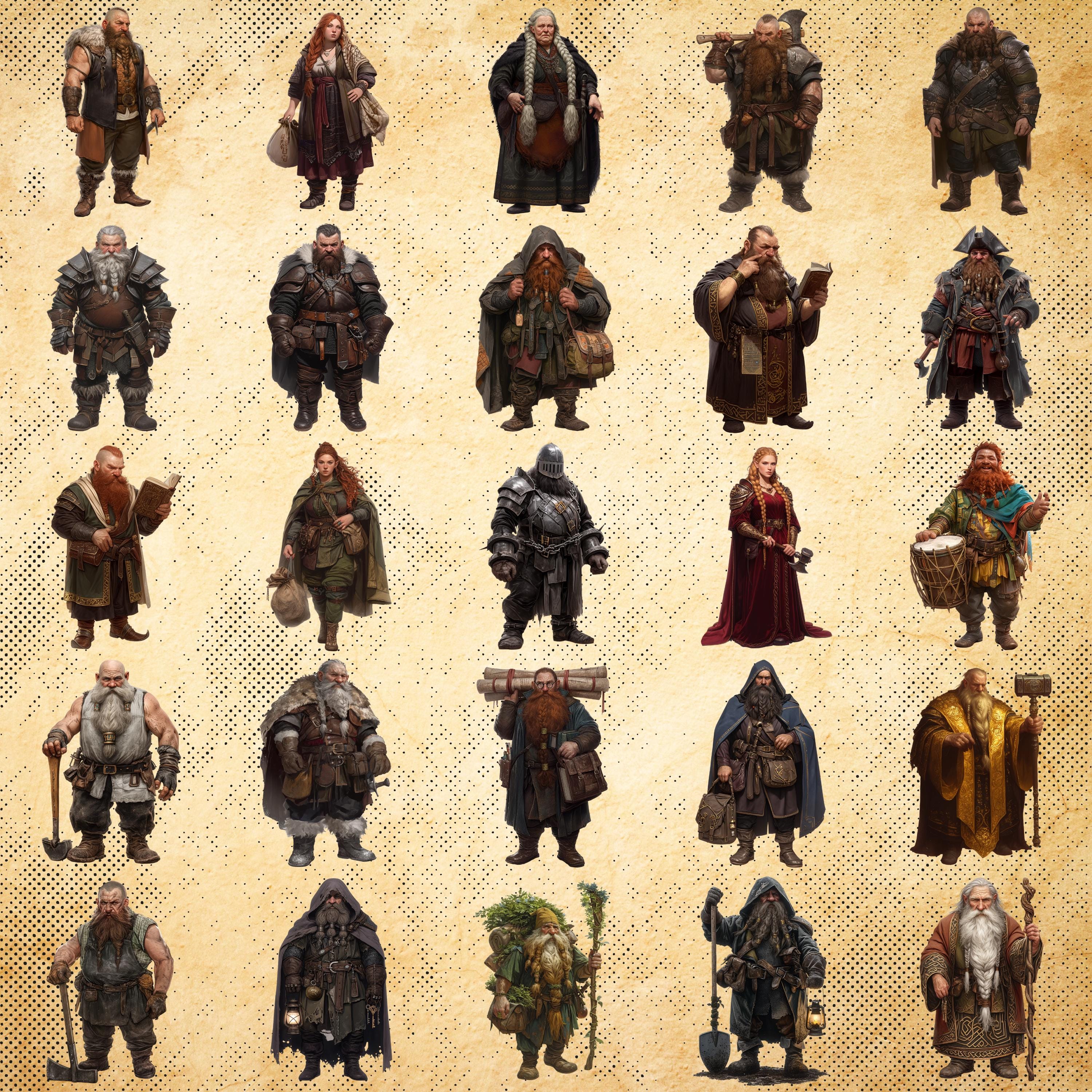 Dwarven People – 85 Distinct Fantasy Dwarves for TTRPG and ...