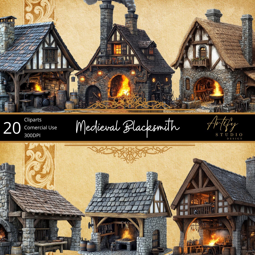 20 Medieval Blacksmith Buildings – Forged in Fire , Transparent ...