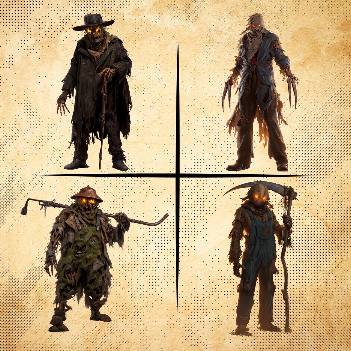 Dark Scarecrows – 23 Haunting Straw Guardians for Fantasy and Horror ...