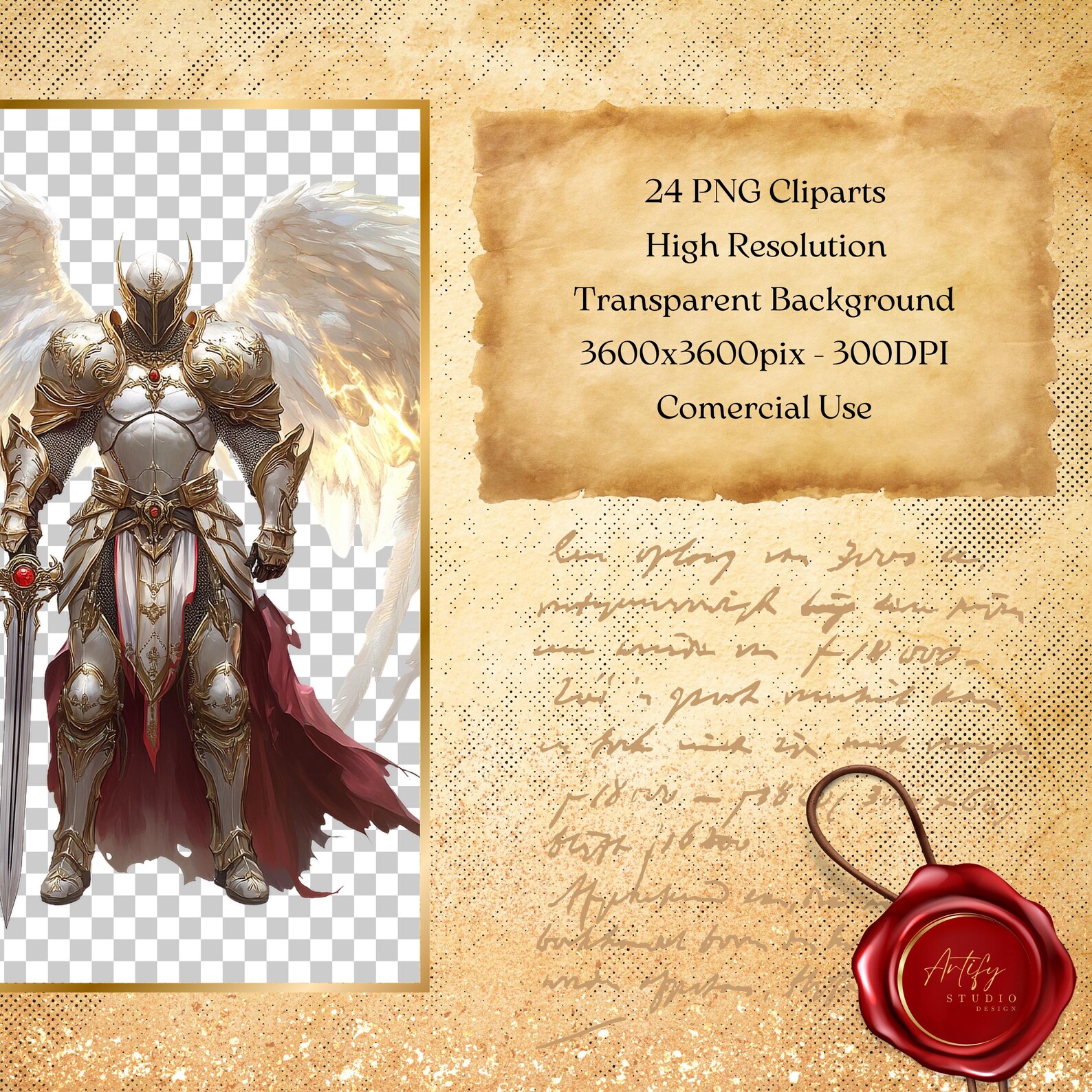 Fantasy Angel Guardians – Divine Protectors in Fantasy Style , Holy ...