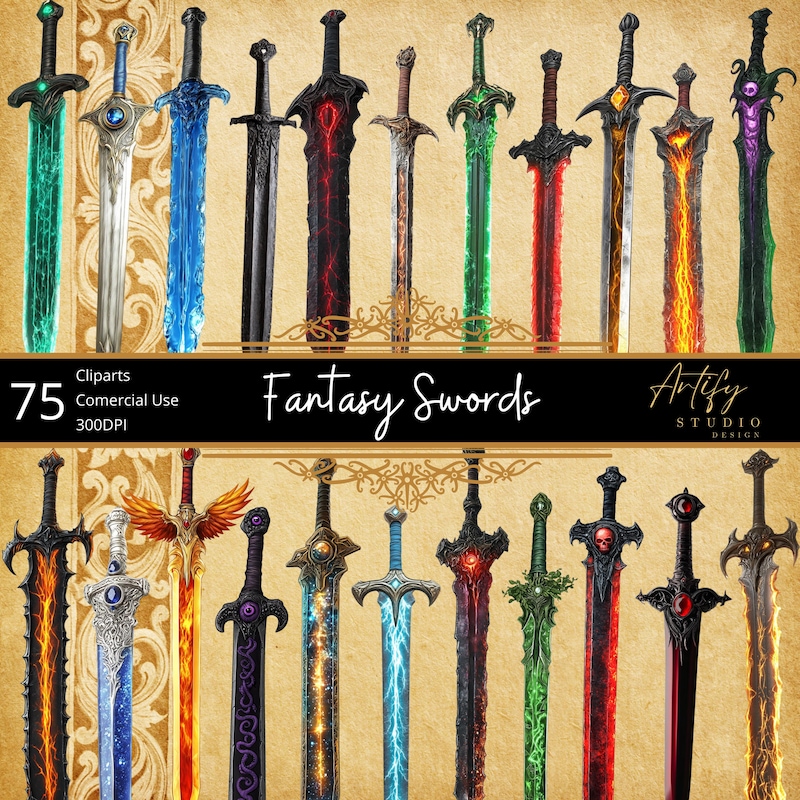 Fantasy Items Clipart - Etsy