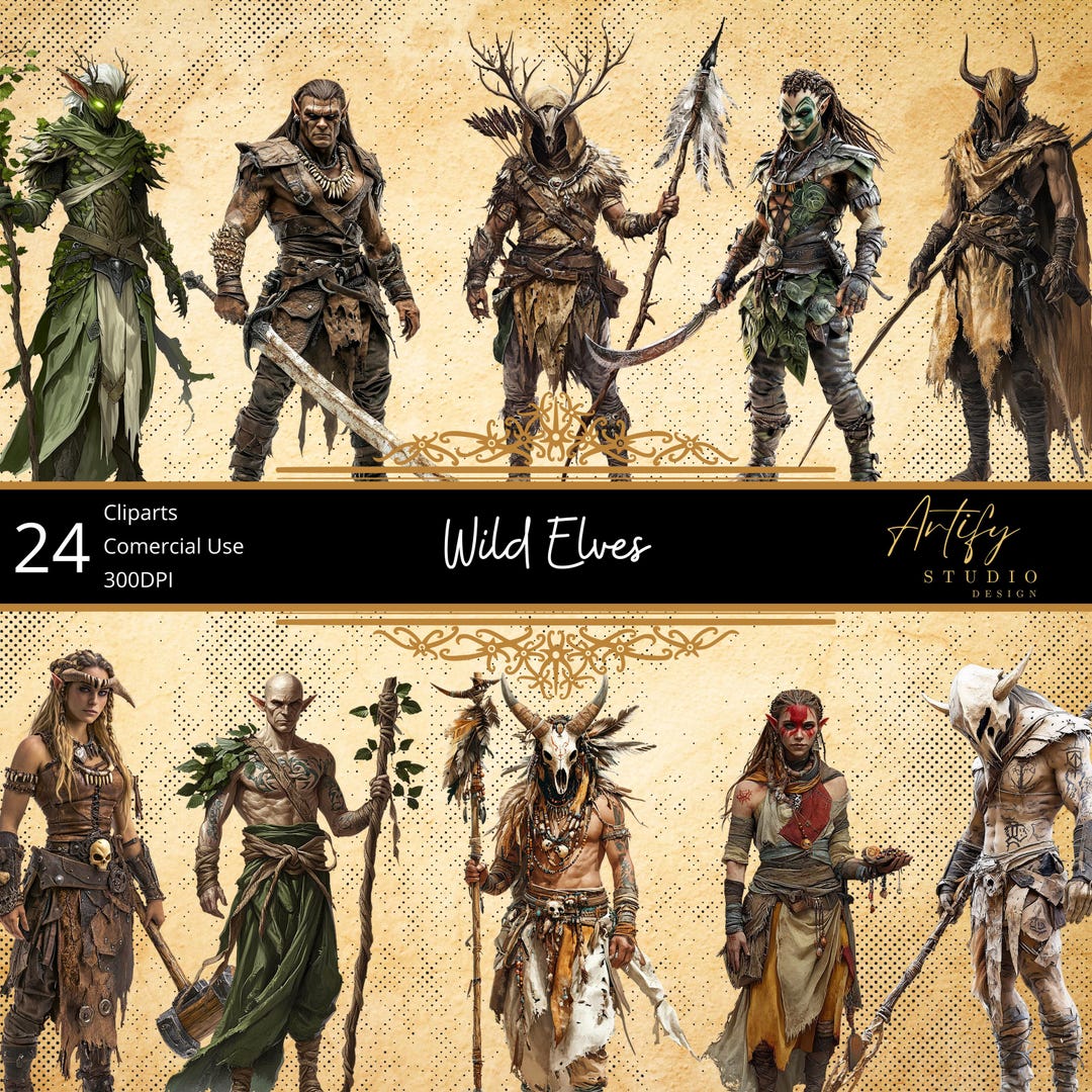 Wild Elves – Mystical Forest Guardians With an Untamed Spirit , Fantasy ...