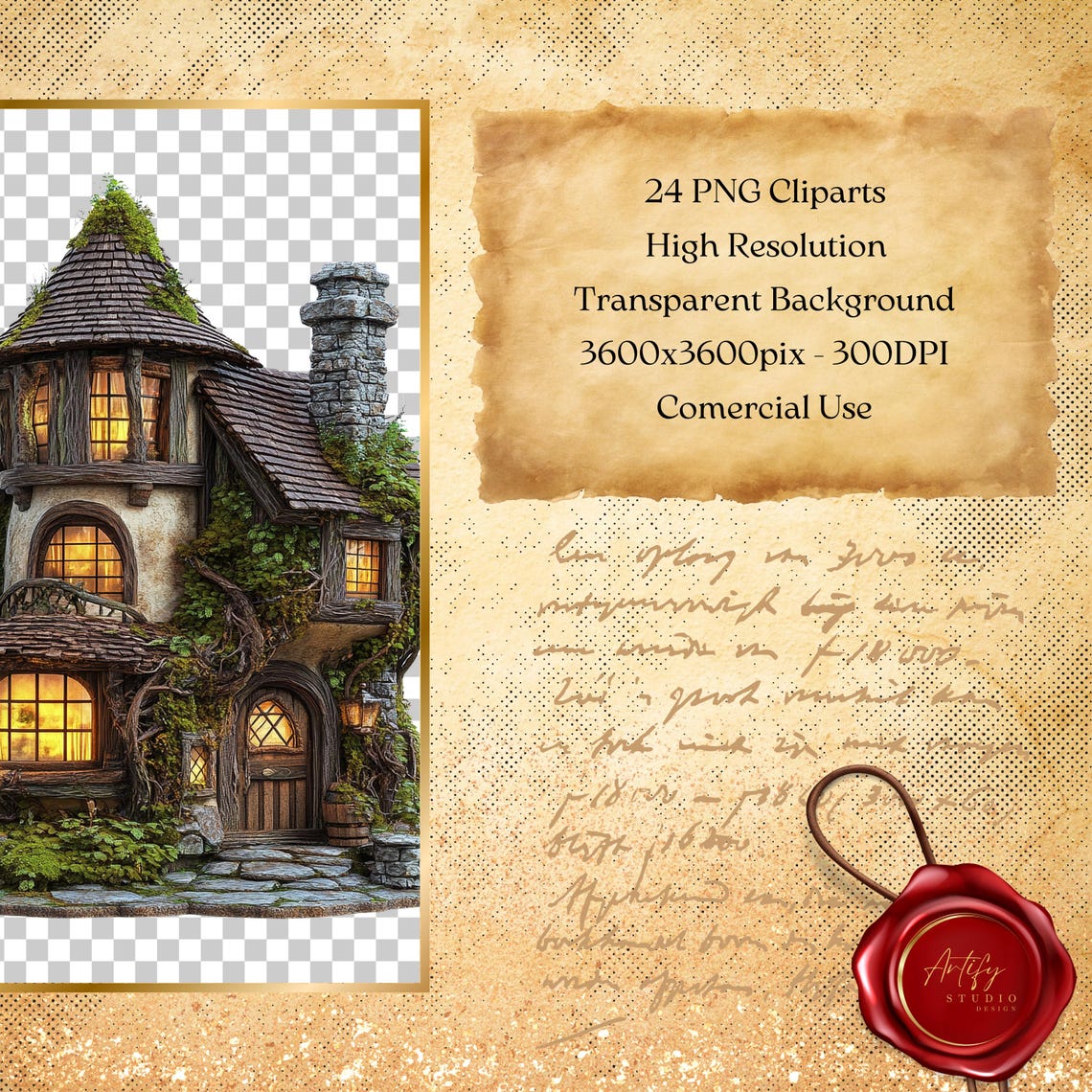 Mossy Medieval Houses – Fantasy Village Homes With Nature Touch ...