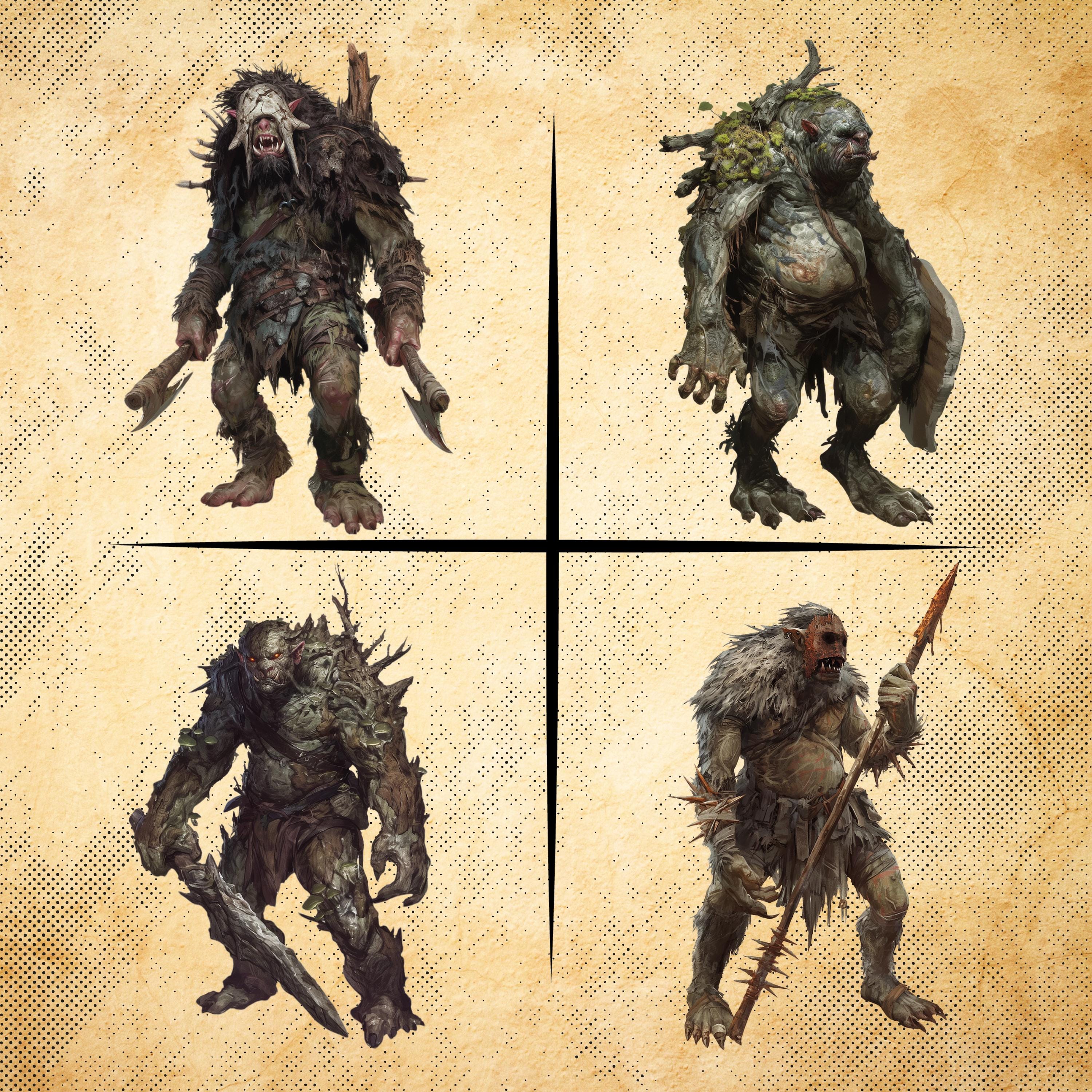 Forest Trolls – 22 Wild Woodland Creatures for Fantasy TTRPG & RPG ...