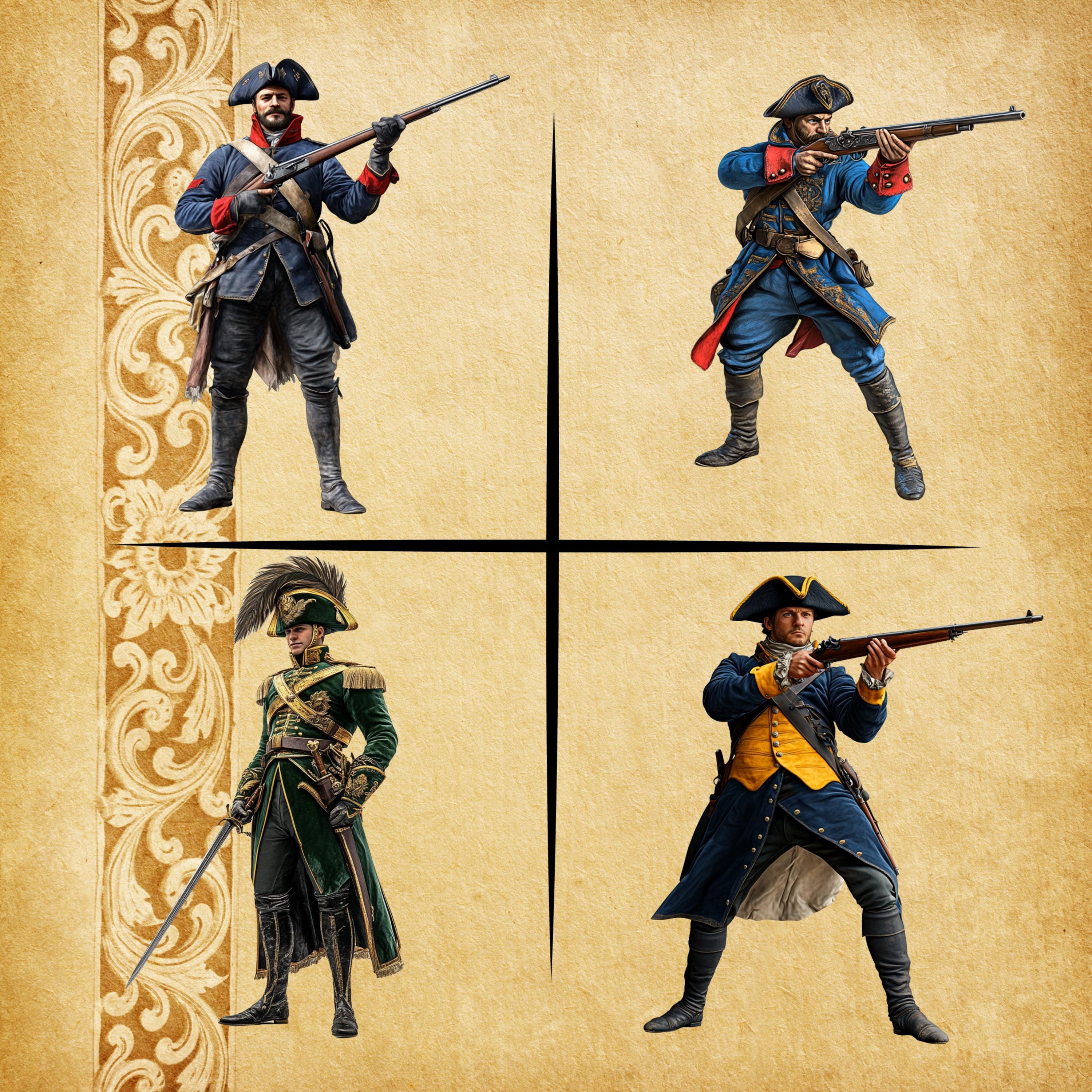 Napoleonic Soldiers Clipart – 20 Transparent Background PNG ...