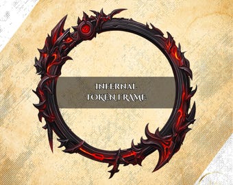 Cursed Warlock Token Frame – Digital Border for Dnd or Anything Game ...