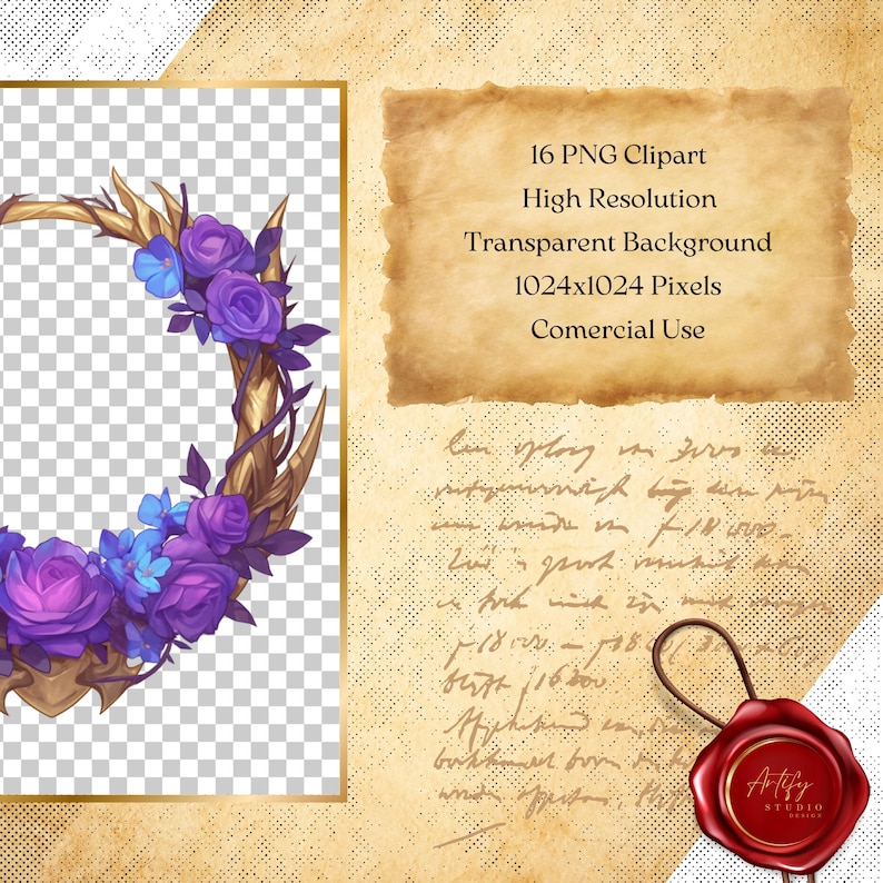 Flower Token Frames – 16 Digital Borders for Dnd. Compatible With ...