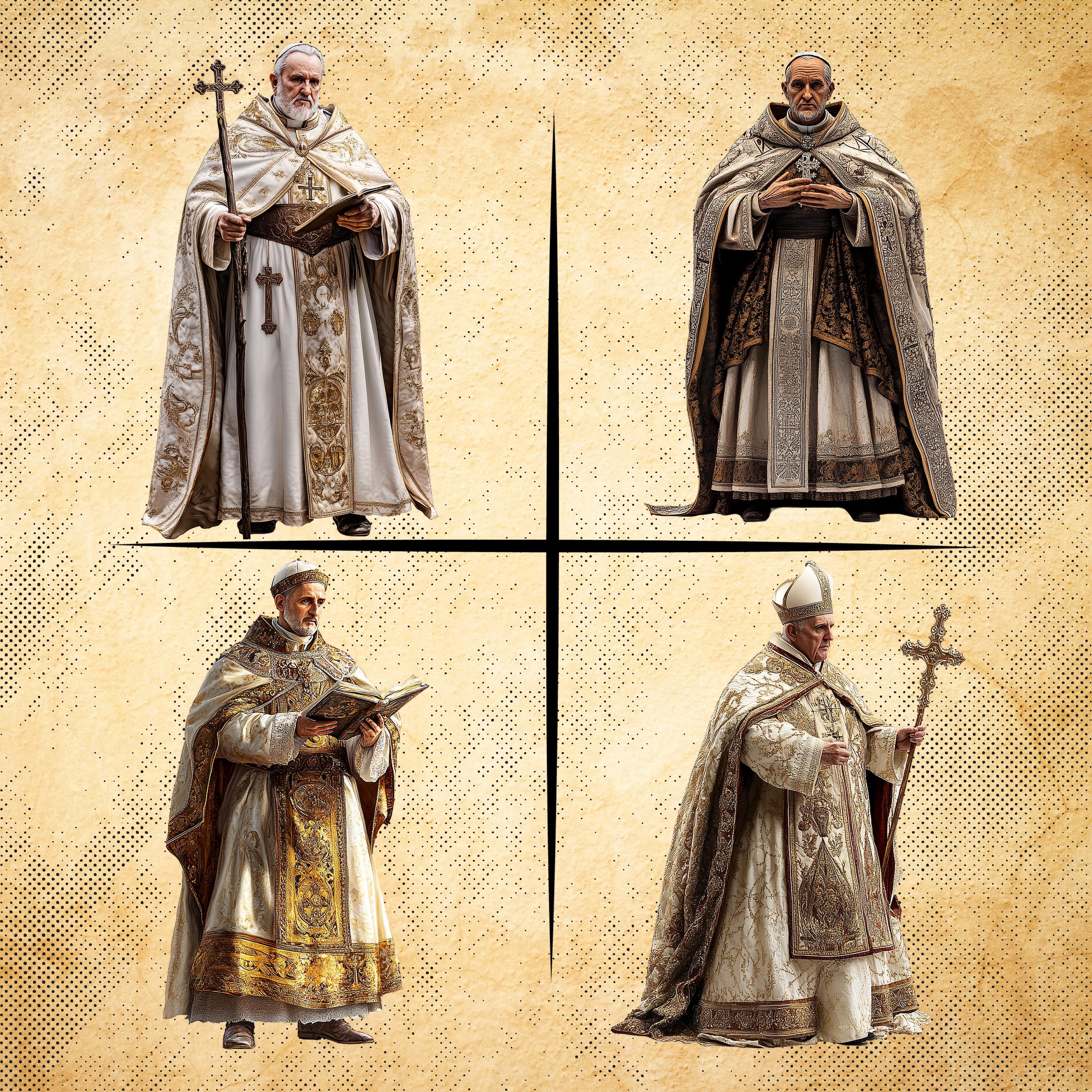 Medieval Popes – Holy Leaders of the Old World , Fantasy Cliparts ...