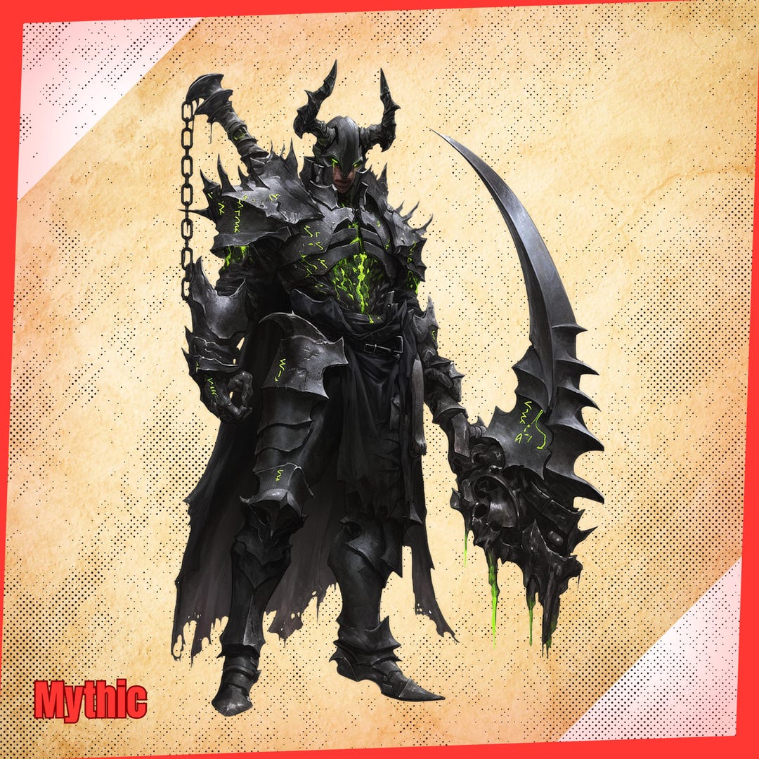 Vorrak – Grave Arbiter | Dark Fantasy Character Clipart , Dungeon Boss ...