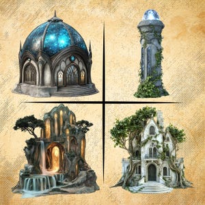 Elvish Buildings – Elegant Architecture From the Realm of Elves ...