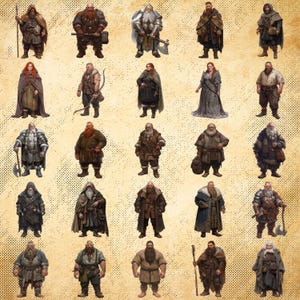 Dwarven People – 85 Distinct Fantasy Dwarves for TTRPG and ...