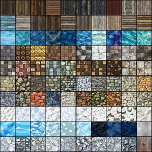 Texture Pack for Game Creators – 378 Seamless PNG Textures – 31 ...