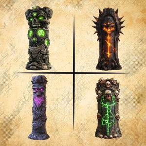 Dark Fantasy Totems – Symbols of Corruption and Mystical Power ...