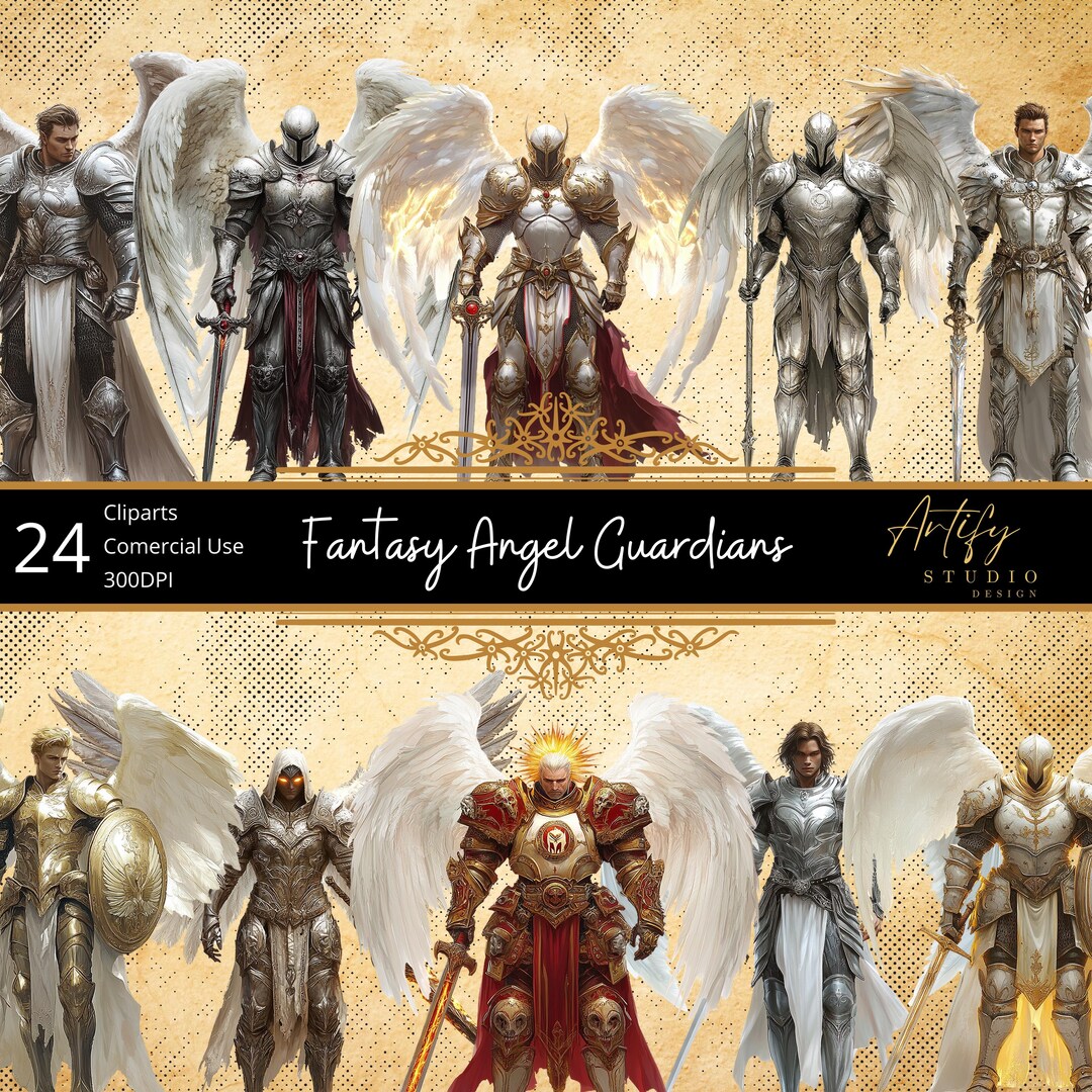 Fantasy Angel Guardians – Divine Protectors in Fantasy Style , Holy ...