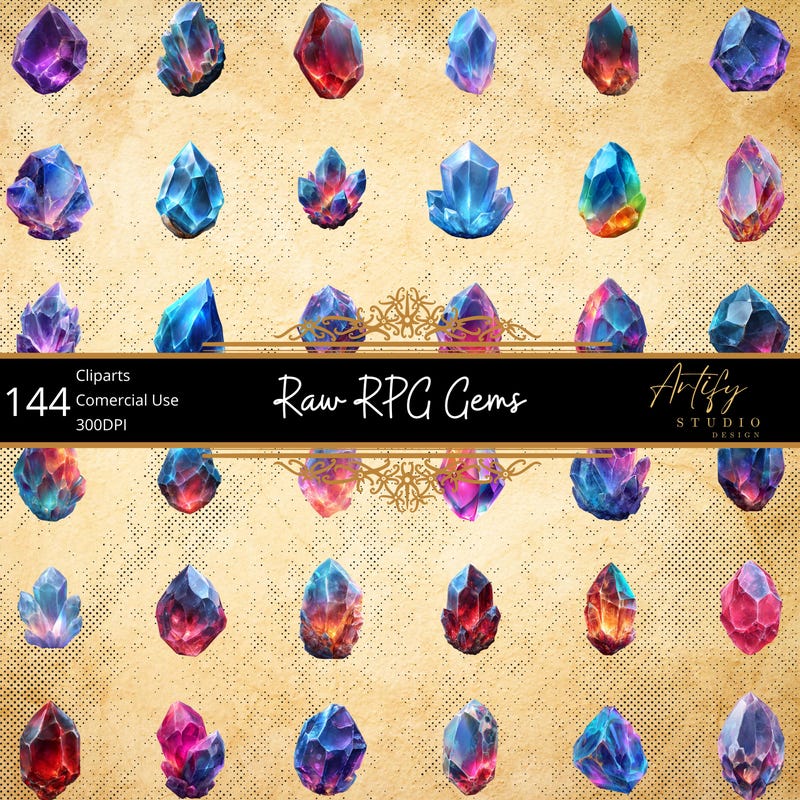 Fantasy Gem Icons - Etsy
