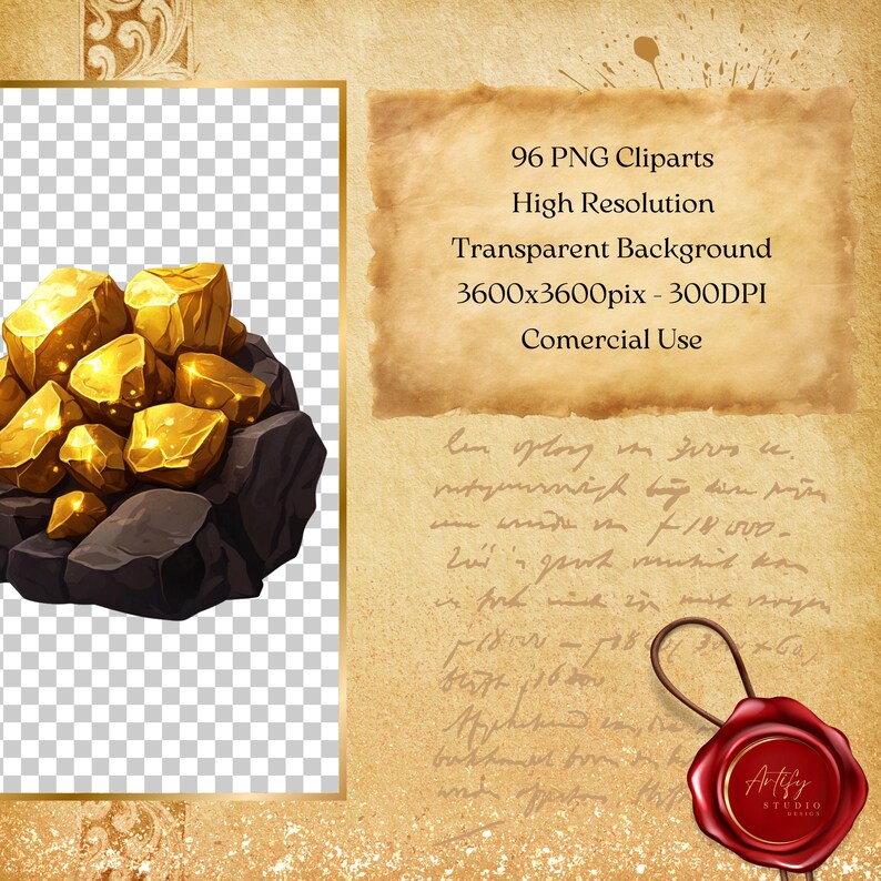 RPG Mining Profession – 2D Game Icons Pack – 96 Pngs for Tabletop Games ...